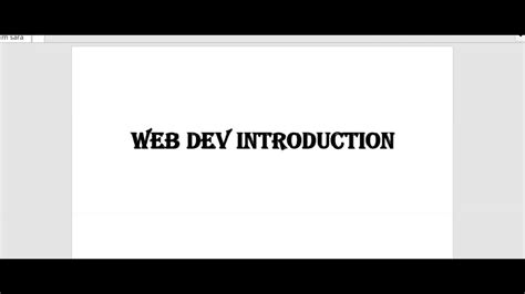 3 Layers Of The Web Page Youtube