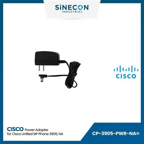 Cp 3905 Pwr Na Cisco Power Adapter For Cisco Unified Sip Phone 3905 Na Sinecon ศูนย์รวม