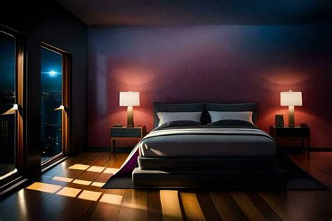 Bedroom At Night Stock Photos Images And Backgrounds For Free Download