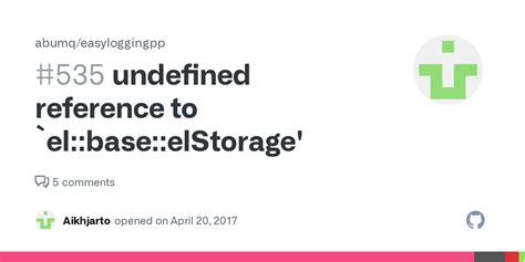 Undefined Reference To `elbaseelstorage · Issue 535 · Abumqeasyloggingpp · Github