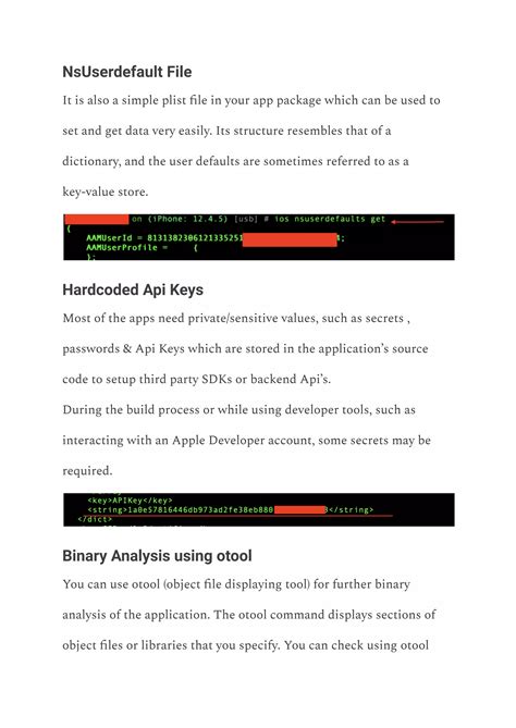 Ios Application Security And Static Analysispdf