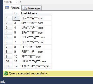 Update Column In Database For A Table Having Upper Case Value