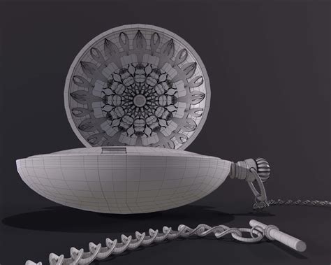 Pocket Vintage Watch 3d Model By Andrey89