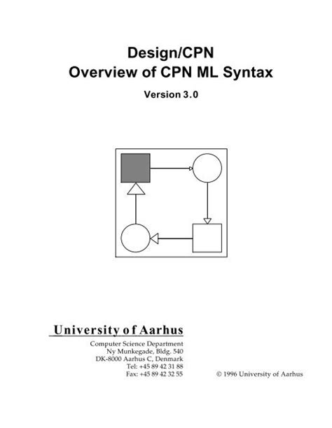 design cpn overview of cpn ml syntax
