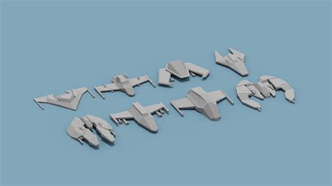 Voxel Space Ship 3d Model Turbosquid 1956451