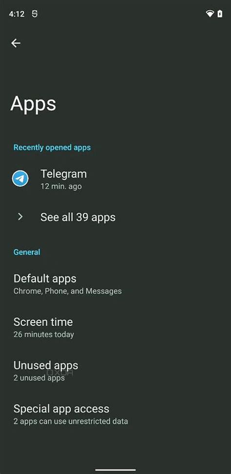 android 12 will automatically hibernate unused apps to free up space