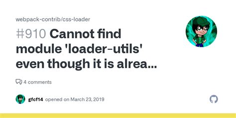 cannot find module loader utils even though it is already installed