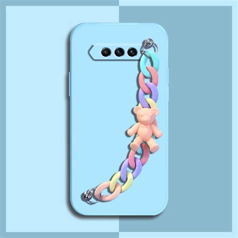 Protective Case Bear Bracelet Phone Case For Xiaomi Black Shark4 Phone