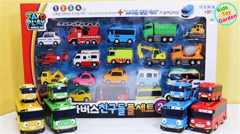 Tayo Bus Unboxing 19 Toys Tayo The Little Bus Playing With Toys