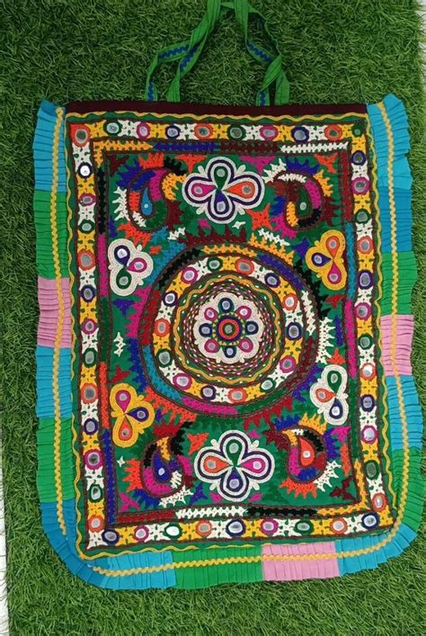 Vintage Banjara Embroidered Bag Tribal Handmade Mirror Work Tote