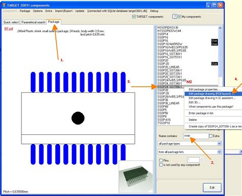Edit Component Target 3001 Pcb Design Freeware Is A Layout Cad Software Support Tutorials Shop