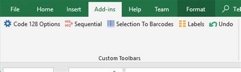 Install Code Fonts Toolbar In Excel BarCodeWiz