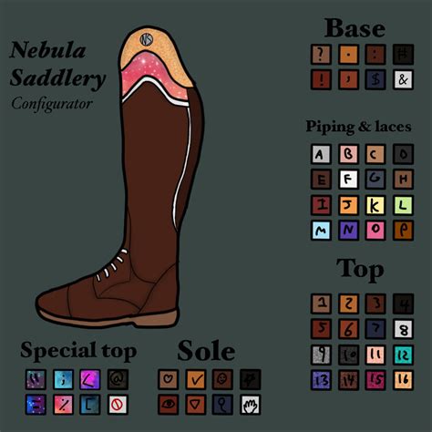 Nebula Saddlery Tall Boot Configurator By Equestrian KV On DeviantArt