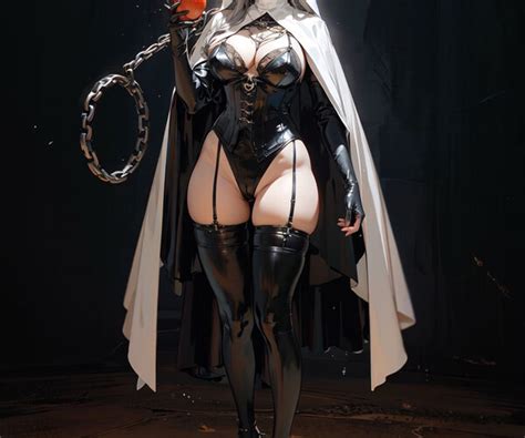 Artstation 400 Various Thicc Battle Nun Beauties Warrior Diverse