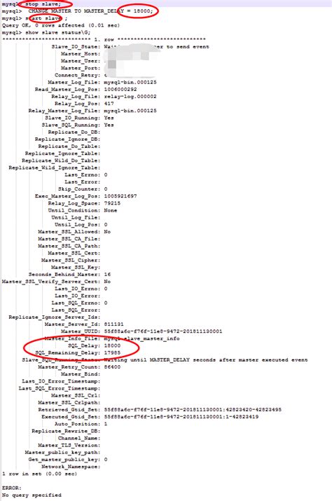 Mysql延时复制实践 Csdn博客