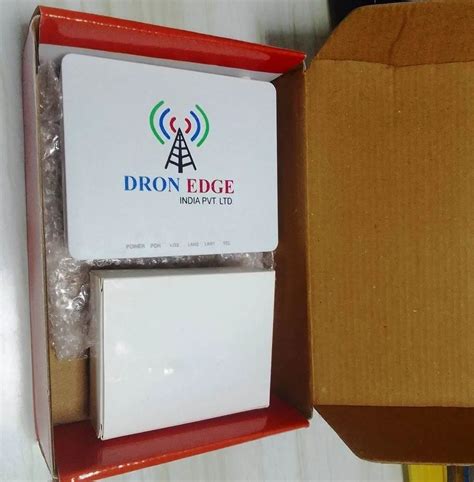 Wired White Dron Edge 2 Lan 1 Tel Ont Router For Bsnl For Internet