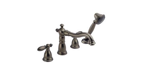 Delta T4755 Ptlhp Victorian Deck Mounted Roman Tub Filler Trim With