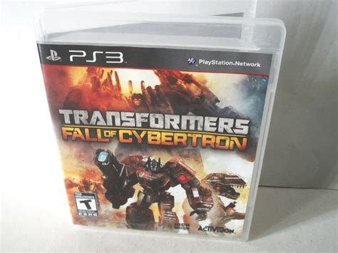 Transformers Fall Of Cybertron Case Only No Game Playstation 3 Ps3