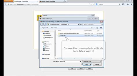SSL Transparent Import Proxy Certificate In Firefox YouTube