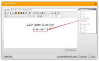 Serial Number Order Forms
