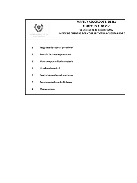 Cxc Y Dc Y Inventarios Blanca Pdf