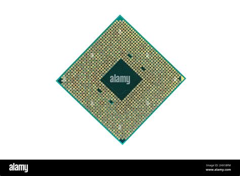 Cpu Central Processing Unit Isolated On White Background Electronic