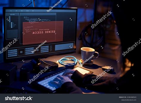 Cybercrime Hacking Technology Concept Close Female Stock Photo Shutterstock