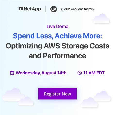 Netapp Bluexp On Linkedin Bluexp Workload Factory Demo Optimize Aws Storage Costs And