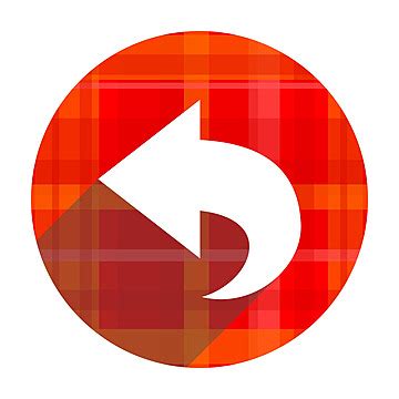 Back Icon Cursor Back Controls Glossy Cursor PNG Transparent Image And Clipart For Free Download