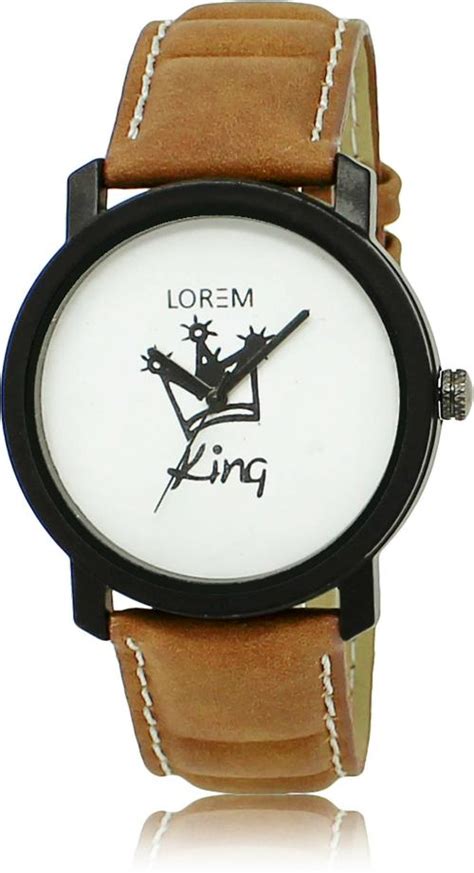 Buy Lorem Analog White Black Watch For Men LR18 Online At Best Prices In India JioMart