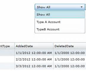 Xaml Silverlight Combobox Filter Show All Stack Overflow