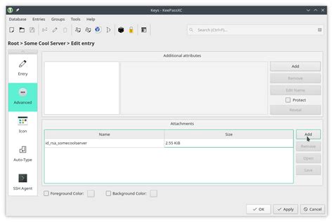 Using Keepassxc To Manage Ssh Keys