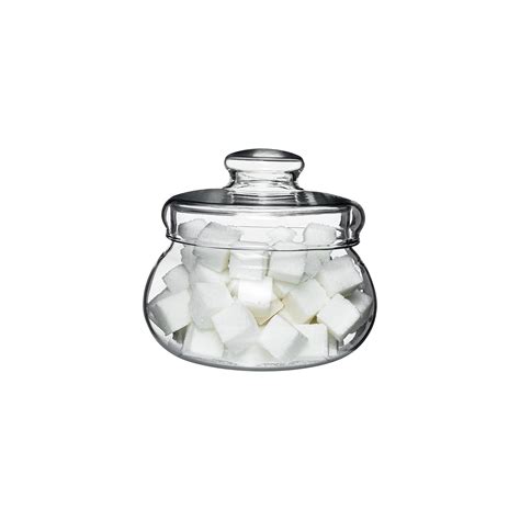 Simax Clear Glass Sugar Bowl With Lid Borosilicate Glass Sugar Containers For Countertop