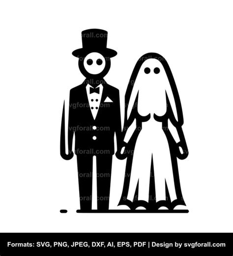 Ghost Couple Svg