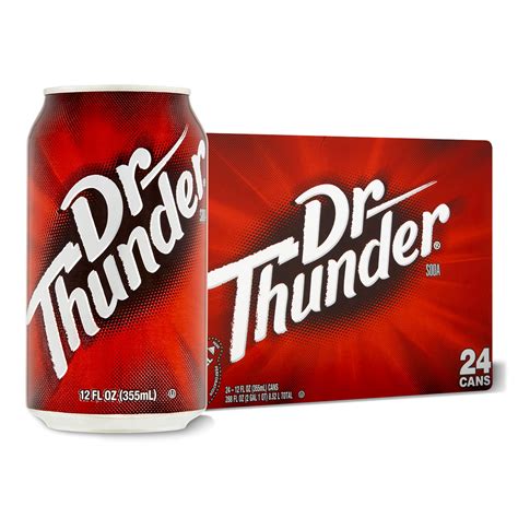 Great Value Dr Thunder Soda Pop 12 Fl Oz 24 Pack Cans