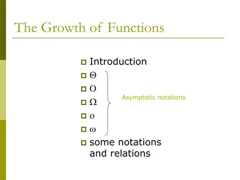 PPT The Growth Of Functions PowerPoint Presentation Free Download ID 744431