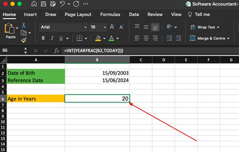 How To Calculate Age In Excel Easy Formulas