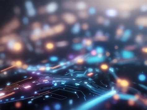 Premium Photo Abstract Lines And Dots Connection Technology Background Digital Data Connection