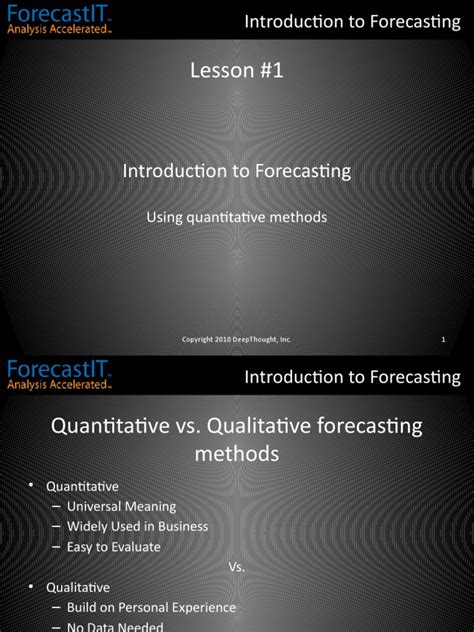 Pdf Forecast It 1 Introduction To The Forecasting Process Dokumen Tips