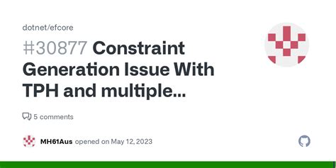 Constraint Generation Issue With Tph And Multiple Relationships · Issue