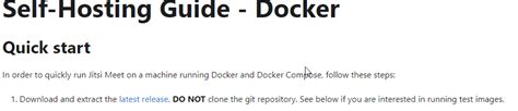 video guide how to setup jitsi in docker with a reverse proxy