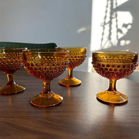 Hobnail Glasses Etsy