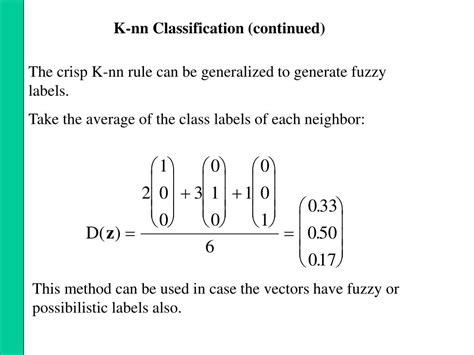 Ppt Pattern Recognition And Machine Learning Fuzzy Sets In Pattern