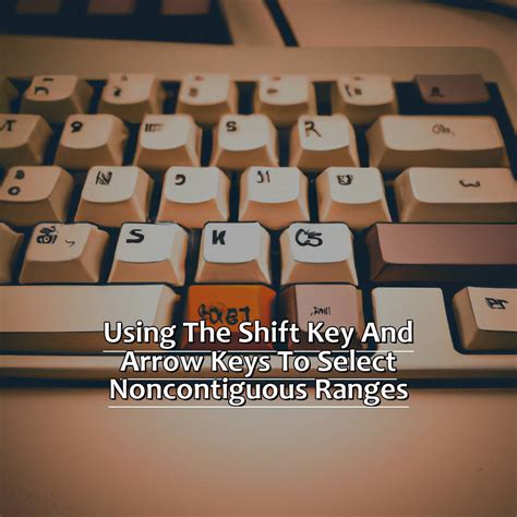 selecting noncontiguous ranges with the keyboard in excel anders fogh