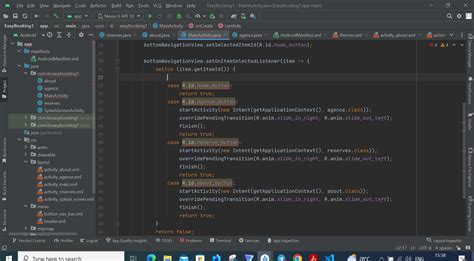 Bottom Navigation Bar In Android Studio With Java Stack Overflow