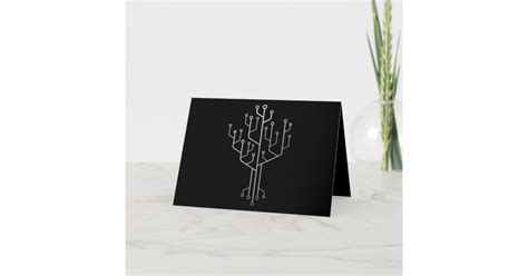 Computer Chip Tree Programmer Coder Engineer Tech Card Zazzle