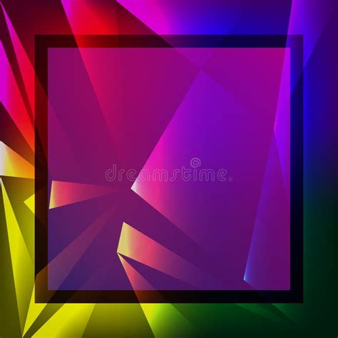 Colorful Abstract Geometric Background With Triangular Polygons Stock Vector Illustration Of