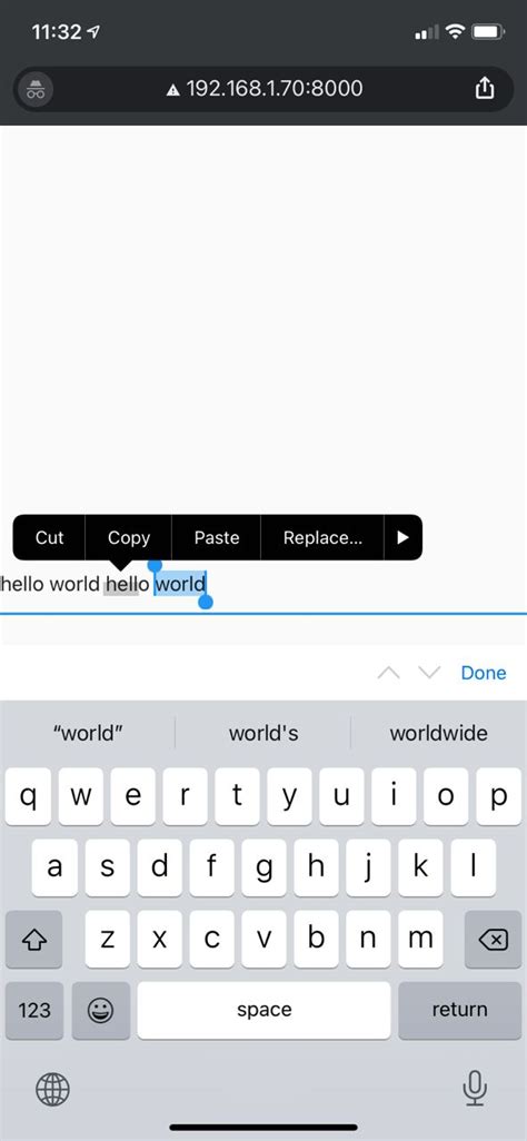 flutter web showing 2 cursors when i run my application in mobile