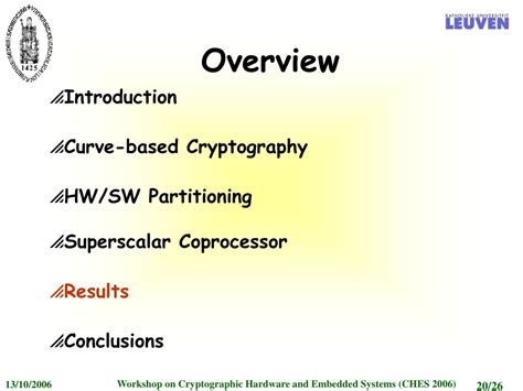 Ppt Superscalar Coprocessor For High Speed Curve Based Cryptography Powerpoint Presentation