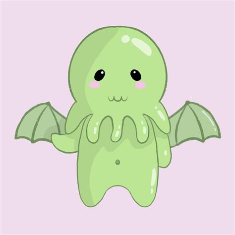 Cute Kawaii Cthulhu Kawaii Monsters Kawaii Art Dnd Art